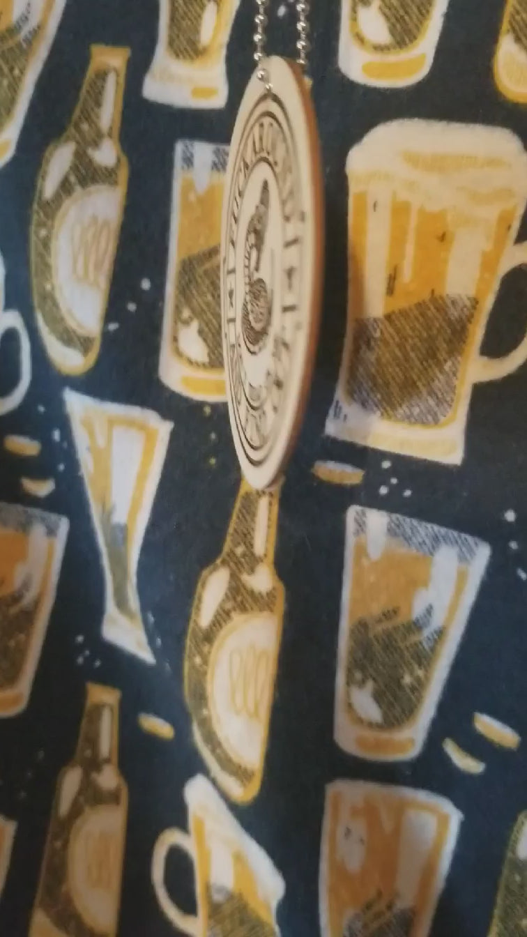 Birchwood engraved disk – Happy Hour Candle Co and More